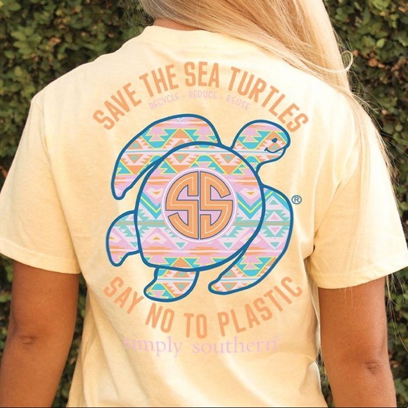 Simply Southern | Tops | Simply Southern Save The Sea Turtles Aztec ...